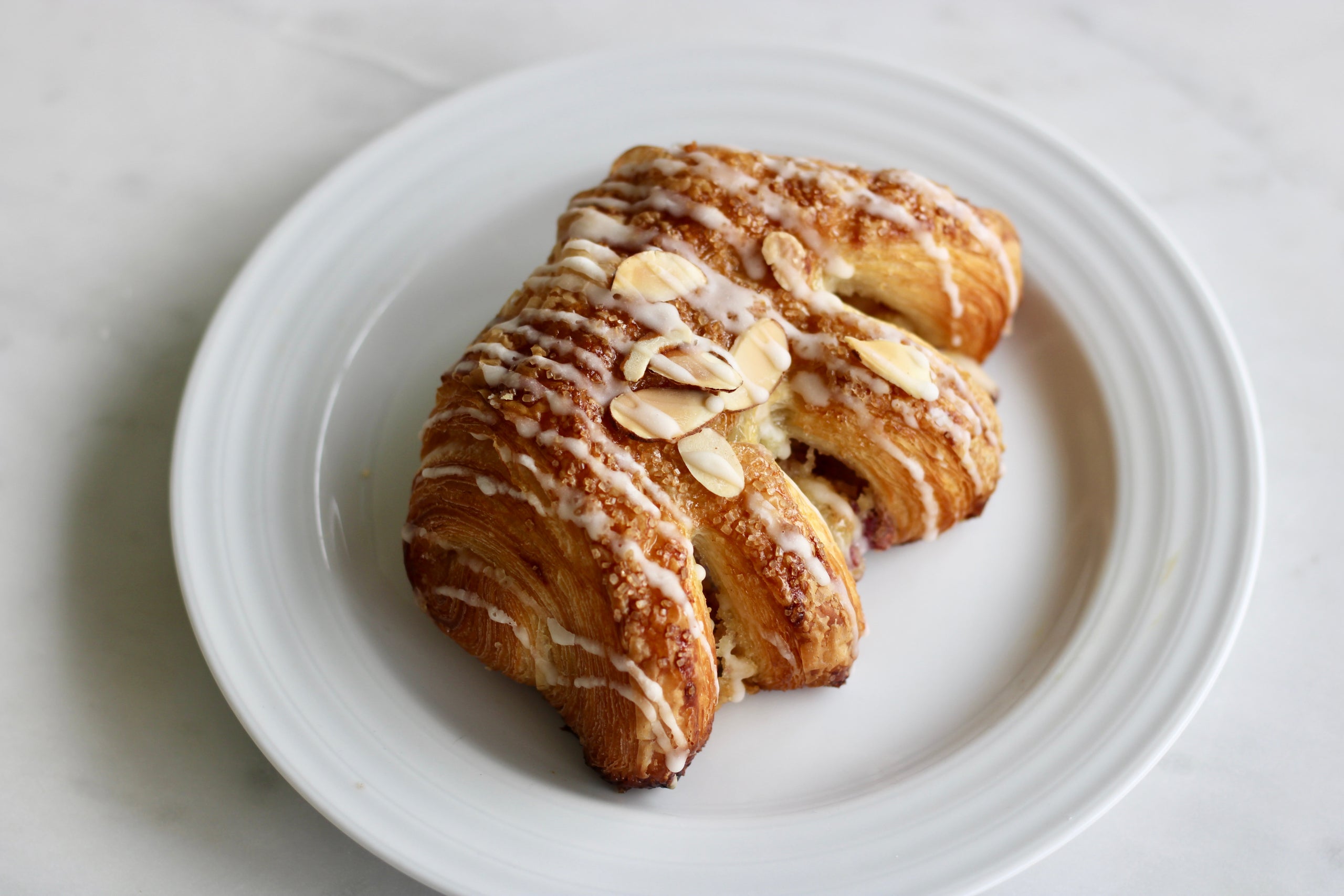 Almond Raspberry Bear Claw | Brightside Bakeshop Pickup